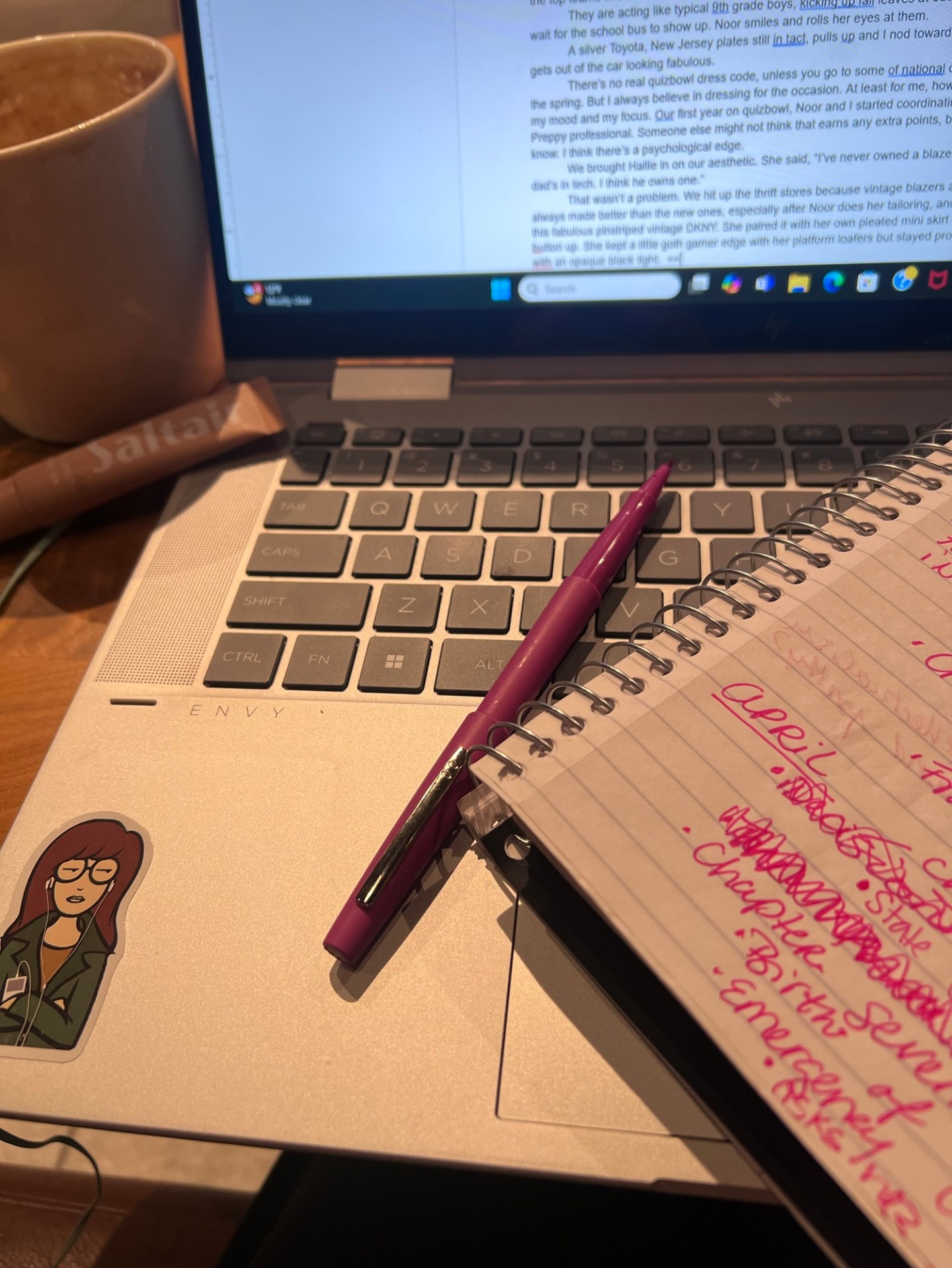 The Writing Process – Katherine Hamadeh